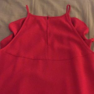 Elle | Tops | Elle Pink Ruffle Tank | Poshmark